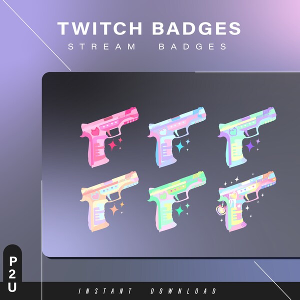 Twitch Sub Badge - Etsy