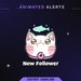 Animated Cat Alert for Twitch / Animated Alert / Animated Kitten Alert ...