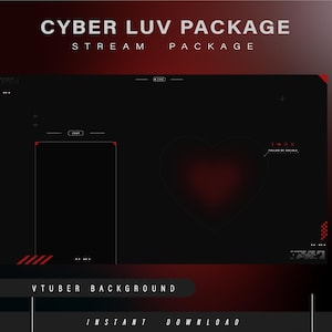 Cyber Y2k Twitch Pack - Animated Minimal Stream Pack - Streaming Scenes ...