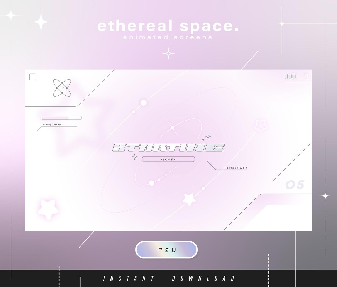 Ethereal Space Animated Screens - Animated Scenes for Twitch ...