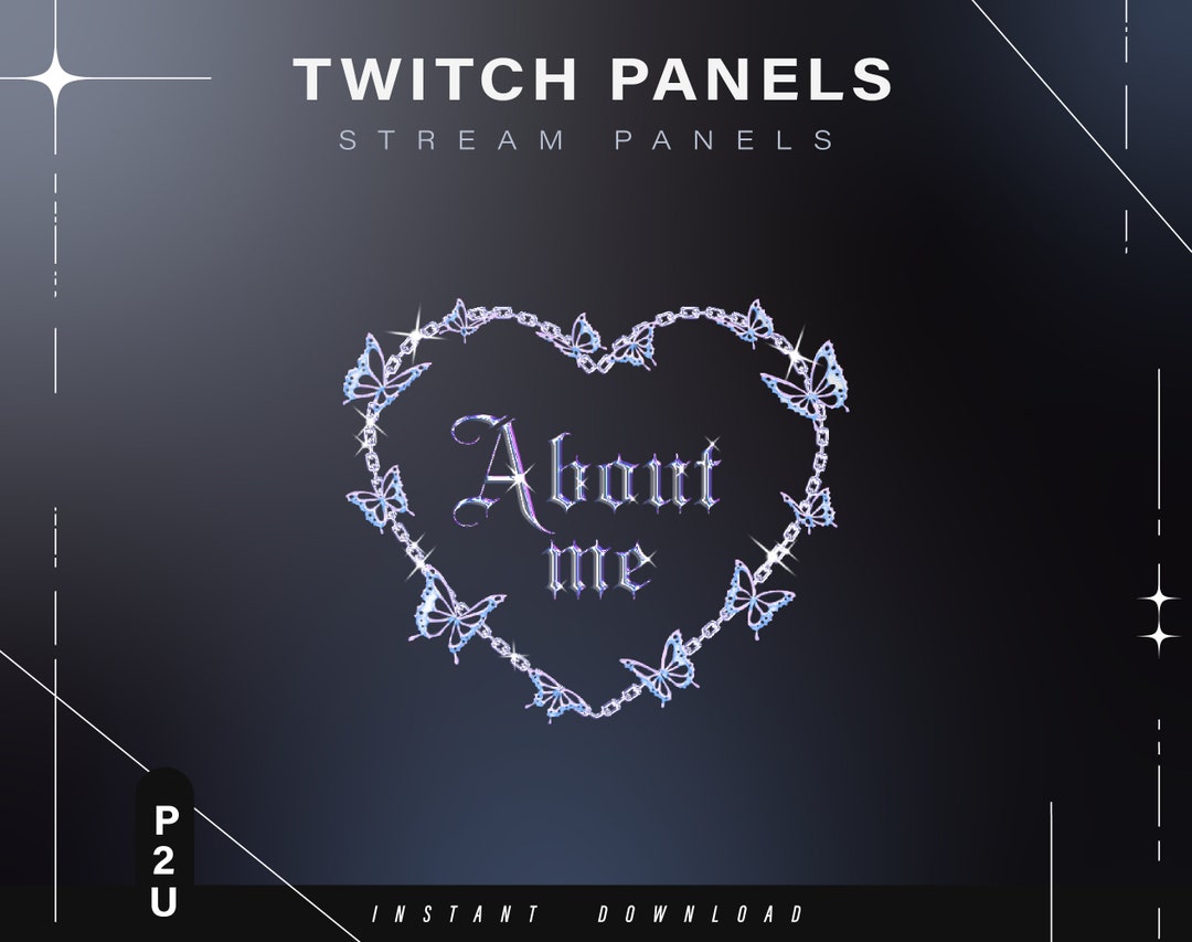 Stream Panels / Twitch Panels / Gothic Panels / Dark Panels / Aesthetic ...