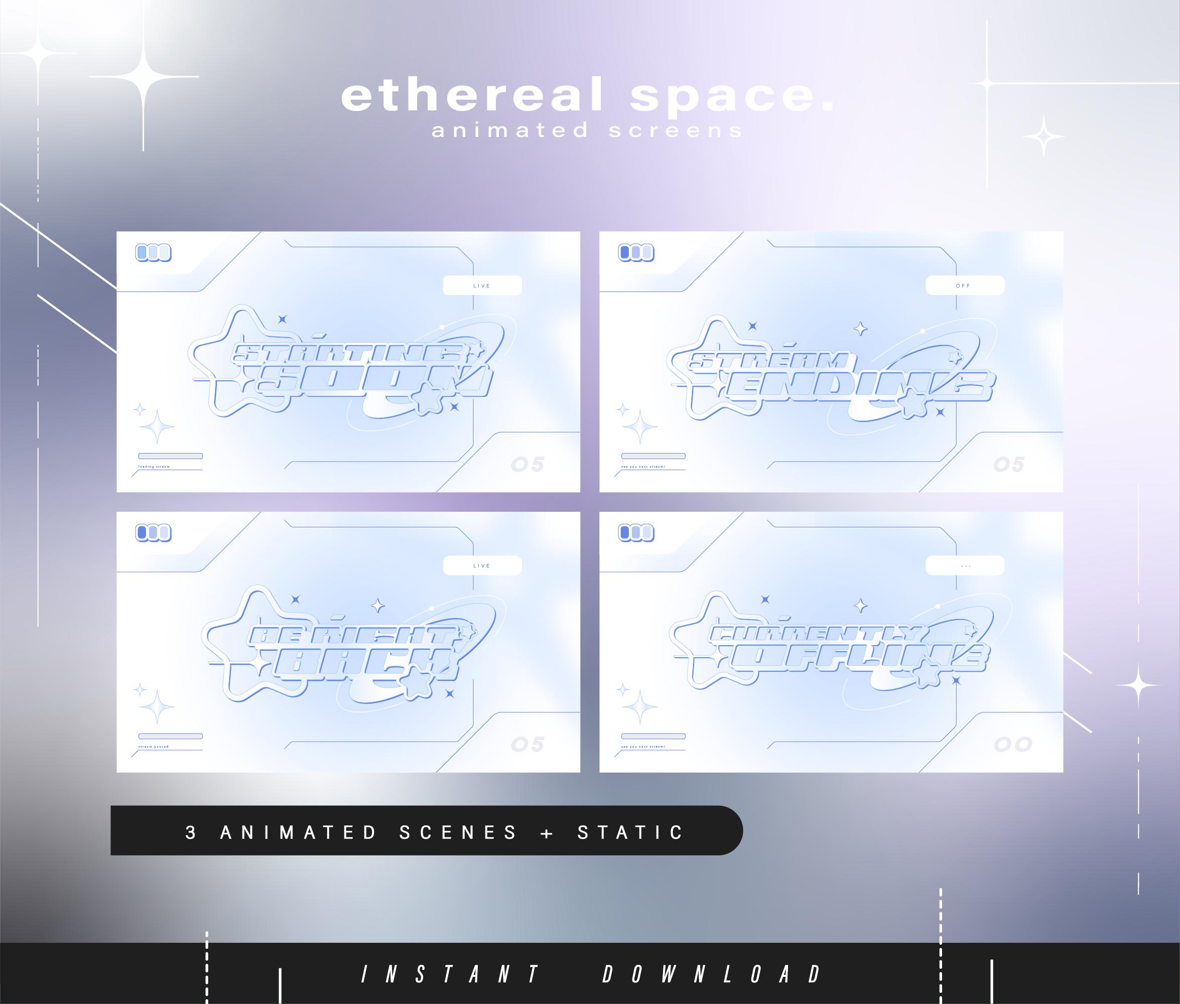 Animated Screens - Animated Scenes for Twitch - Aesthetic Screens ...