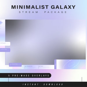 Minimal Twitch Pack - Animated Minimal Stream Pack - Streaming Scenes ...