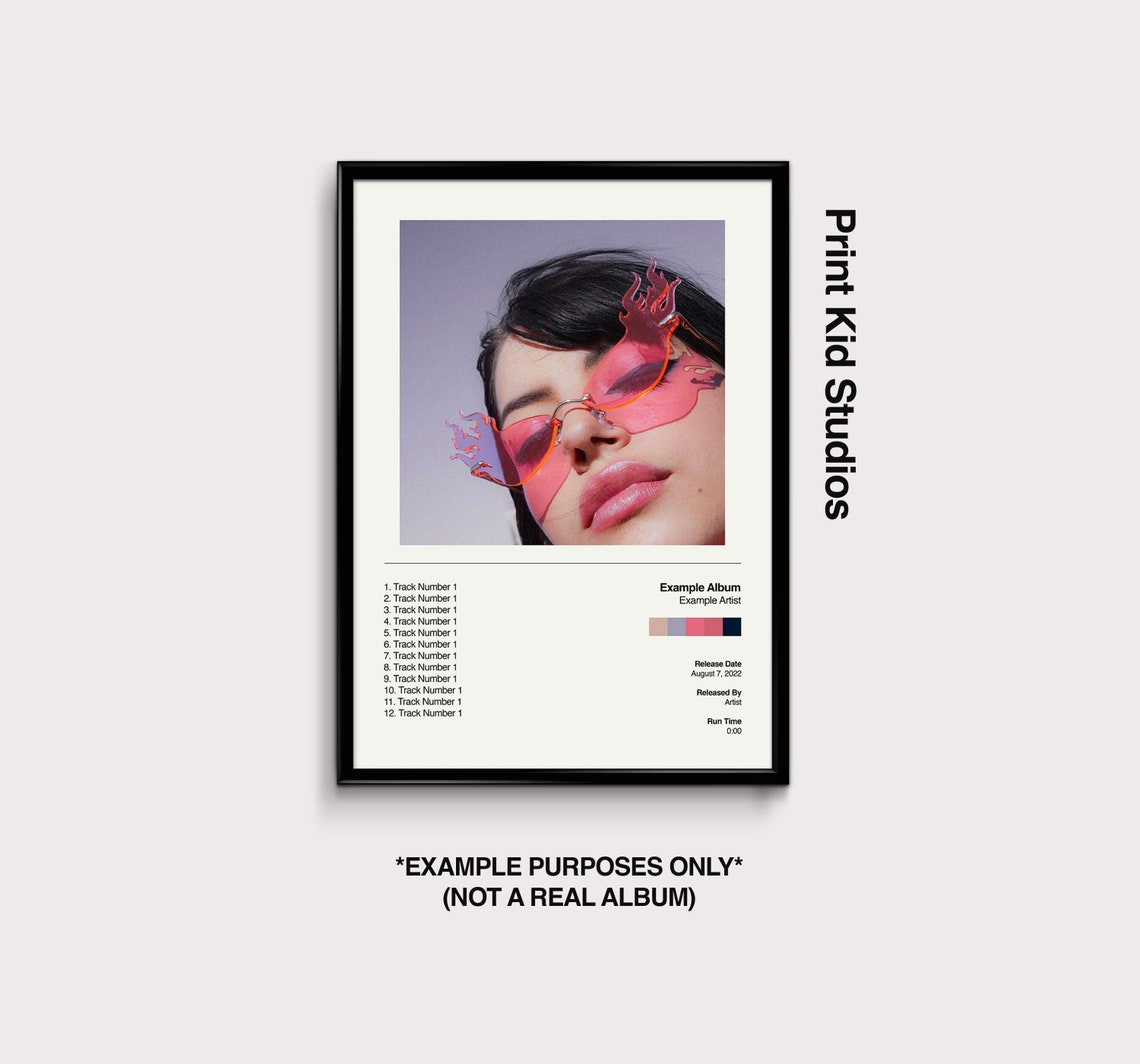 Request Your Own Custom Album Poster / Album Cover Print / - Etsy