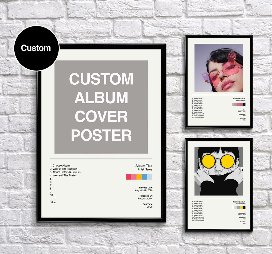 Request Your Own Custom Album Poster / Album Cover Print / - Etsy