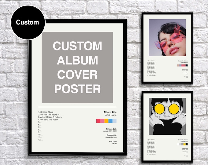 Request Your Own Custom Album Poster / Album Cover Print / Album Art ...