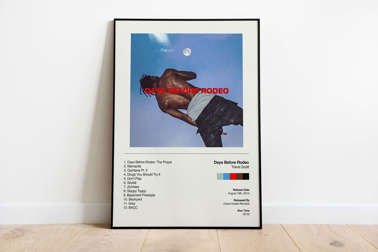 Travis Scott Days Before Rodeo Poster Album Cover Poster | Etsy