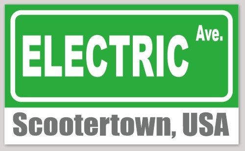 E-scooter Mini Bumper Stickers Scootagang Official 6-piece Set FREE ...