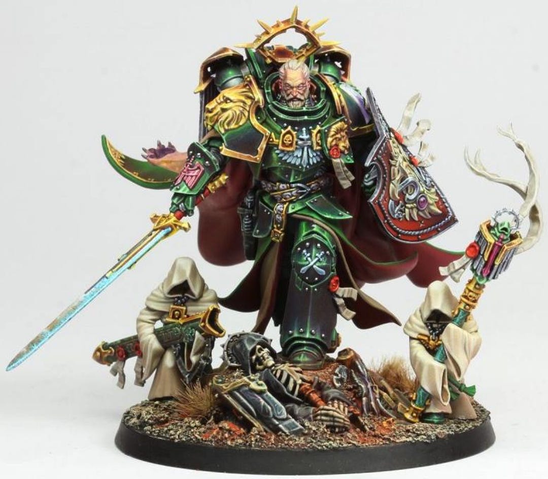 STL Primarch Lion El'jonson Dark Angels Emperor Imperium Warhammer 40k ...