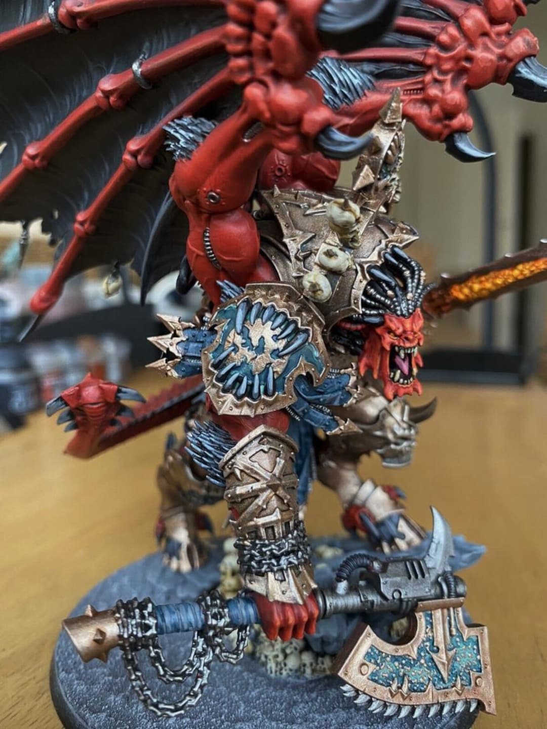 STL Primarch Angron, Daemon Primarch of Khorne Imperium Warhammer 40k ...