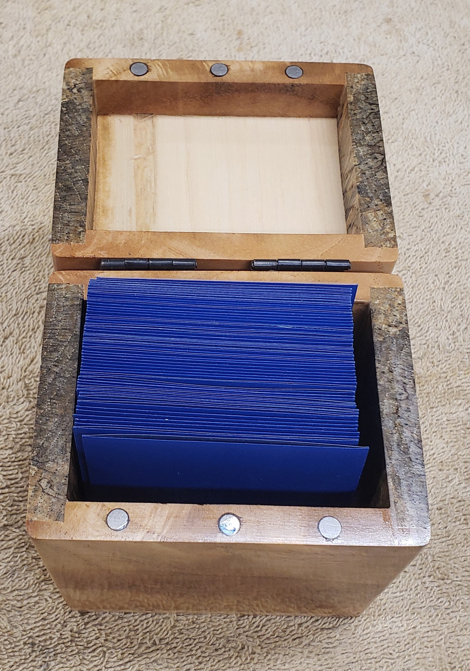 Wooden Deck Box for Trading Cards - Etsy