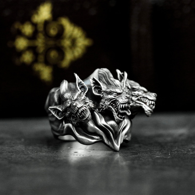 Wolf Ring - Etsy UK