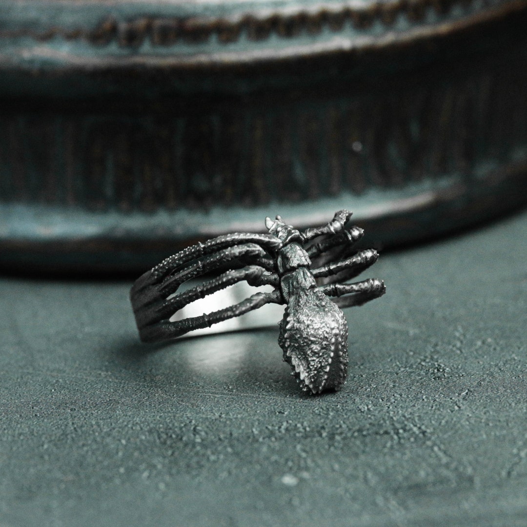 Spider Ring Gothic Jewelry Spider Jewelrysirius Spider - Etsy