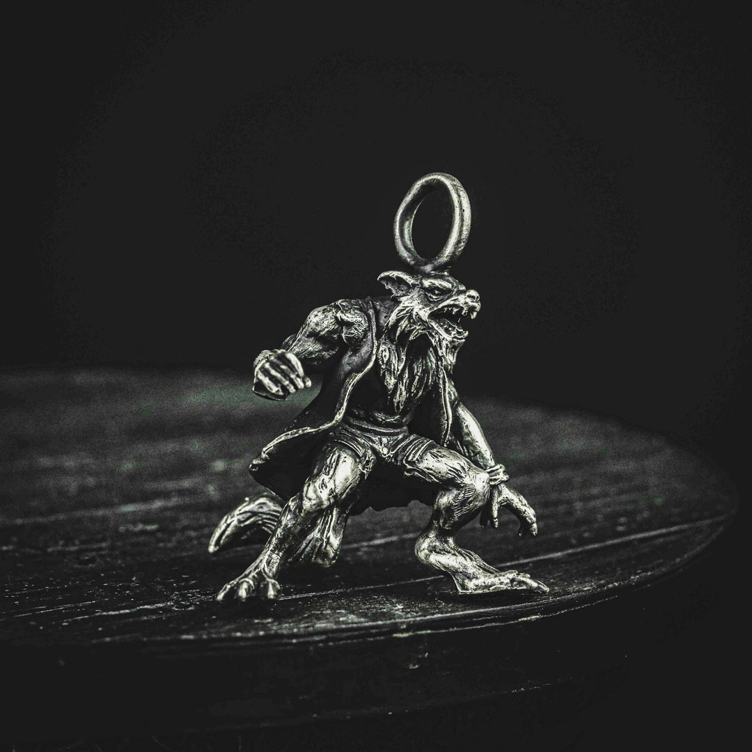 Werewolf 925 Silver Pendant - Orc Mutant Monster - Mutant Wolverine ...