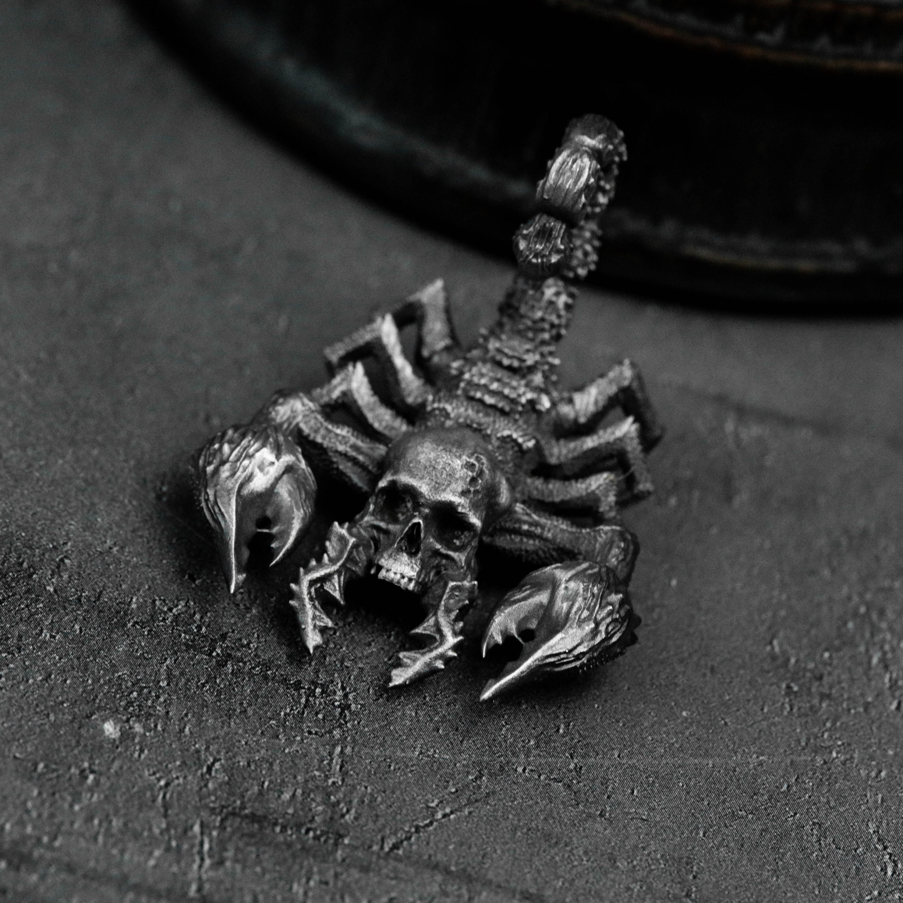 Scorpion Pendant Scorpion Necklaceunisex Necklacedeadly Scorpion Necklace Horror Necklace 