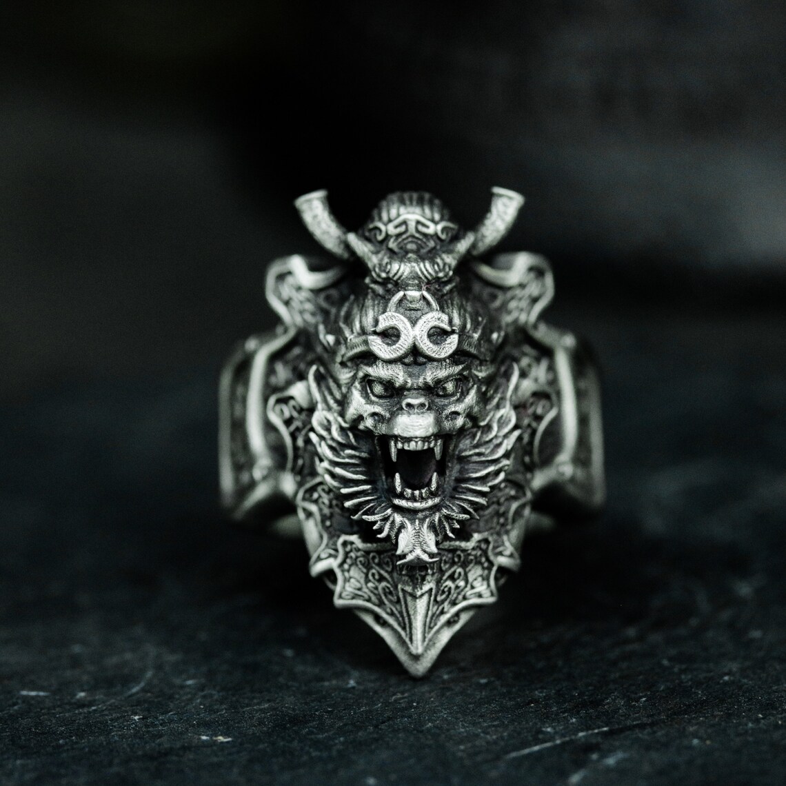 Angry Monkey King Silver Ring-sun WUKONG Men's Ring-journey to the West ...