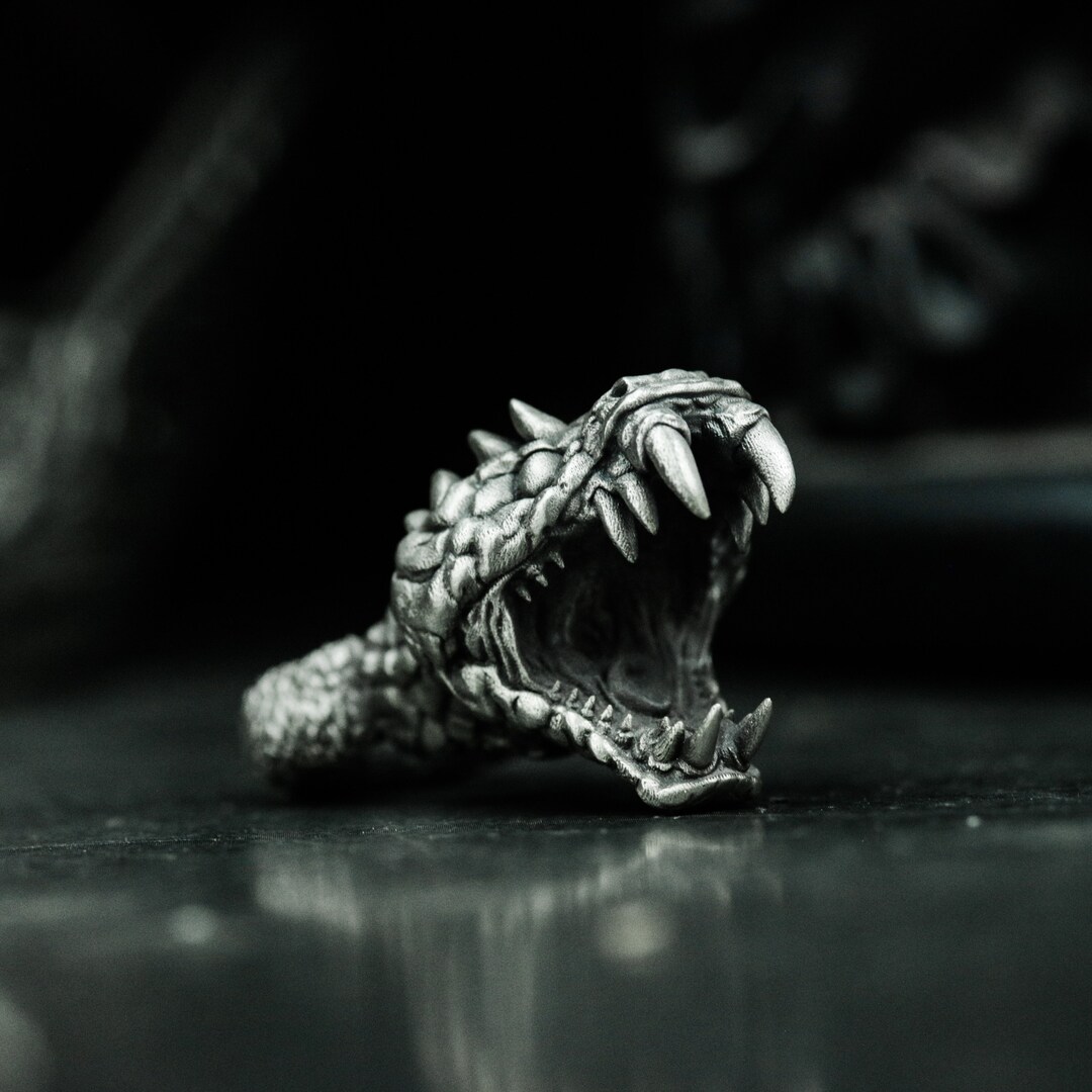 Anaconda - Roaring Snake King - Vicious Animal Head 925 Silver Pendant ...
