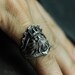 Poseidon Old Man 925 Silver Ring-norse God Totem Heraldry Ring ...