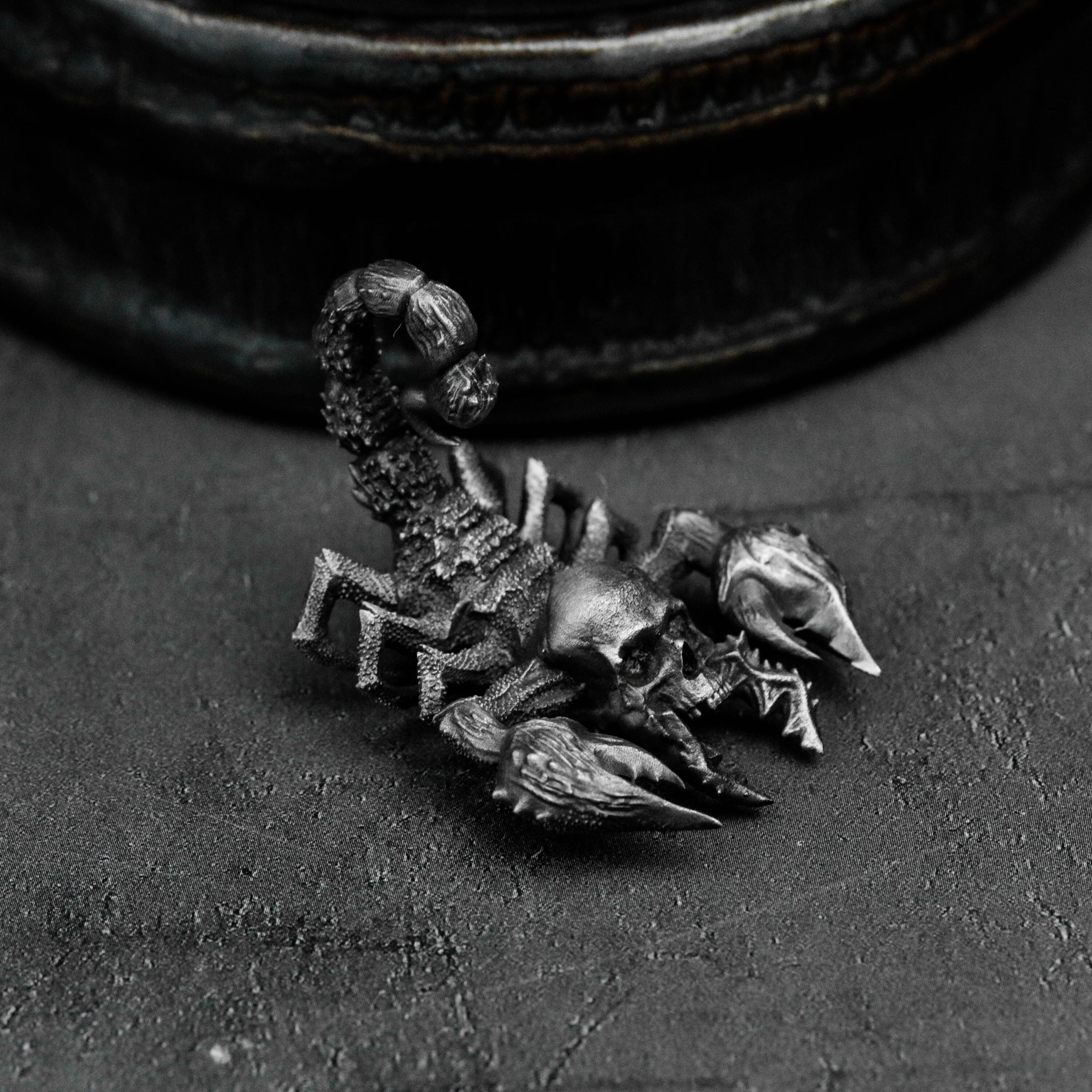 Scorpion Pendant Scorpion Necklaceunisex Necklacedeadly Scorpion Necklace Horror Necklace 