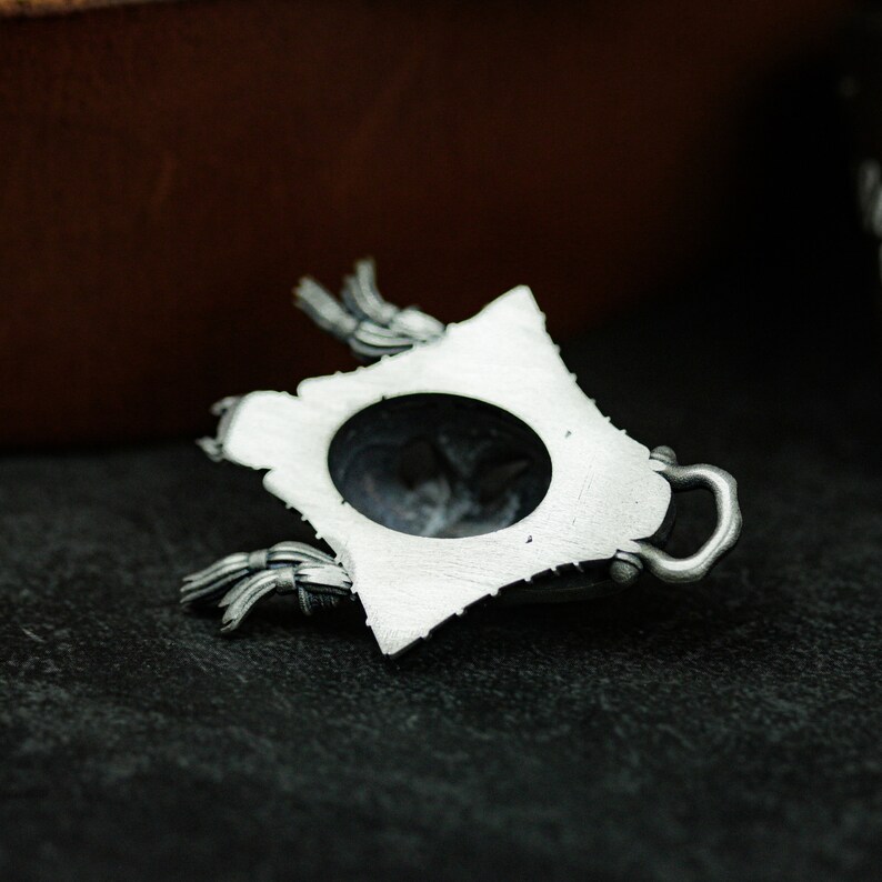 Japanese Fox Mask Silver Pendant Necklace: Inari Amulet - Etsy