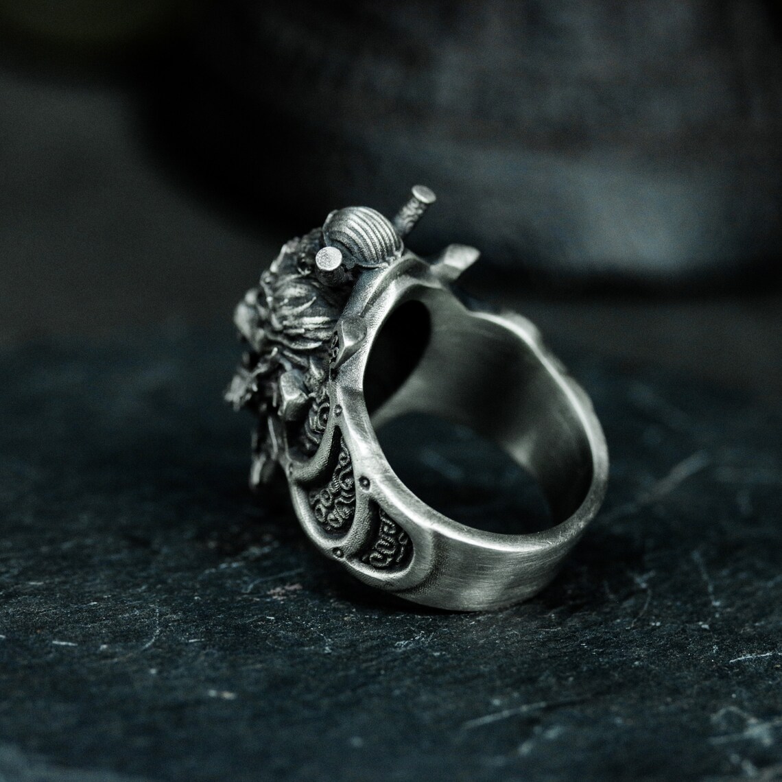 Angry Monkey King Silver Ring-sun WUKONG Men's Ring-journey to the West ...