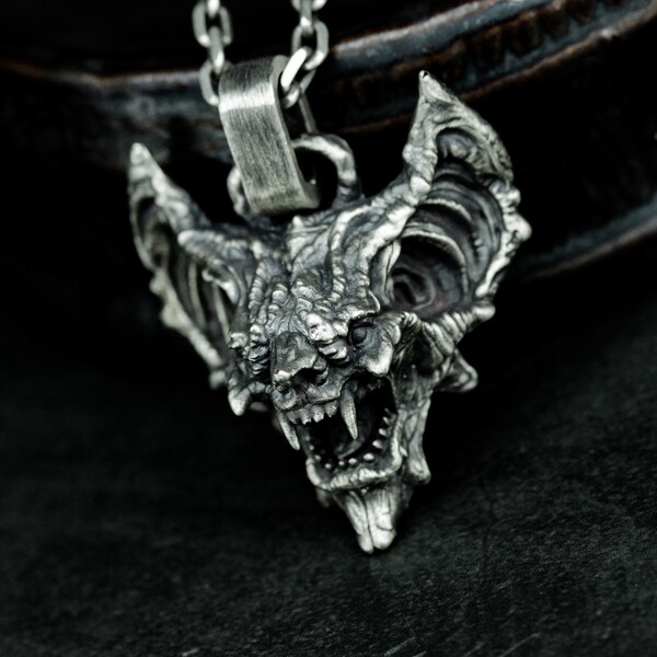 Gargoyle Necklace - Etsy