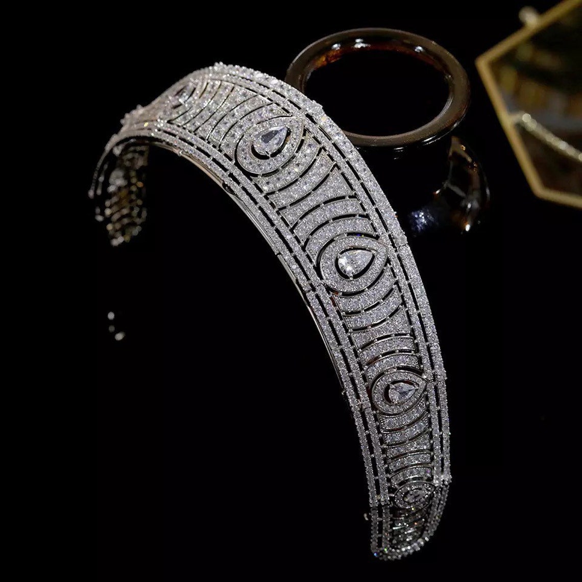 Megan Bridal Tiara - Etsy