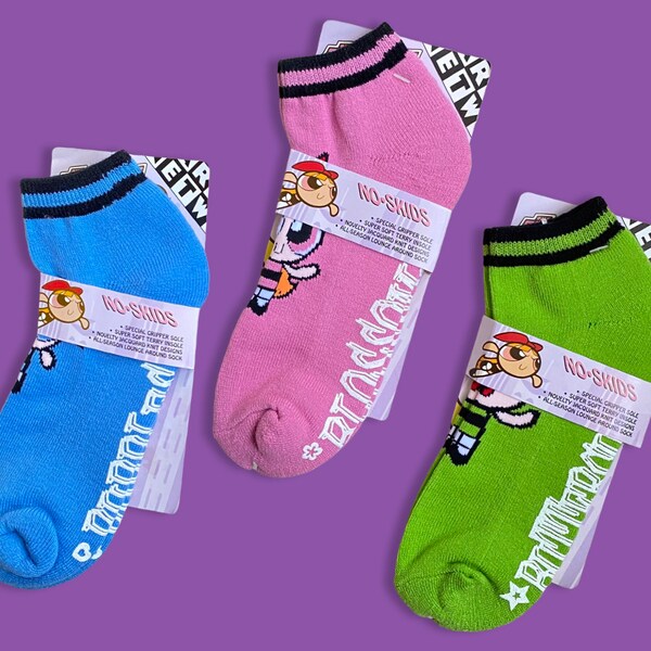 Buttercup Powerpuff Girls Sock - Etsy