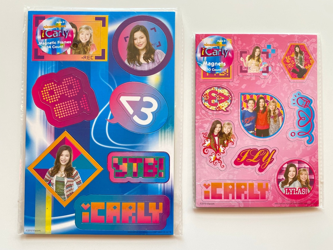 Icarly Magnet Sets - Sealed Deadstock - Licensed Nickelodeon Viacom ...