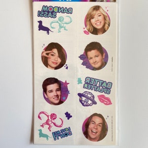 Icarly Sticker Sheets and Tattoos Sealed YOU PICK 1 Authentic ...