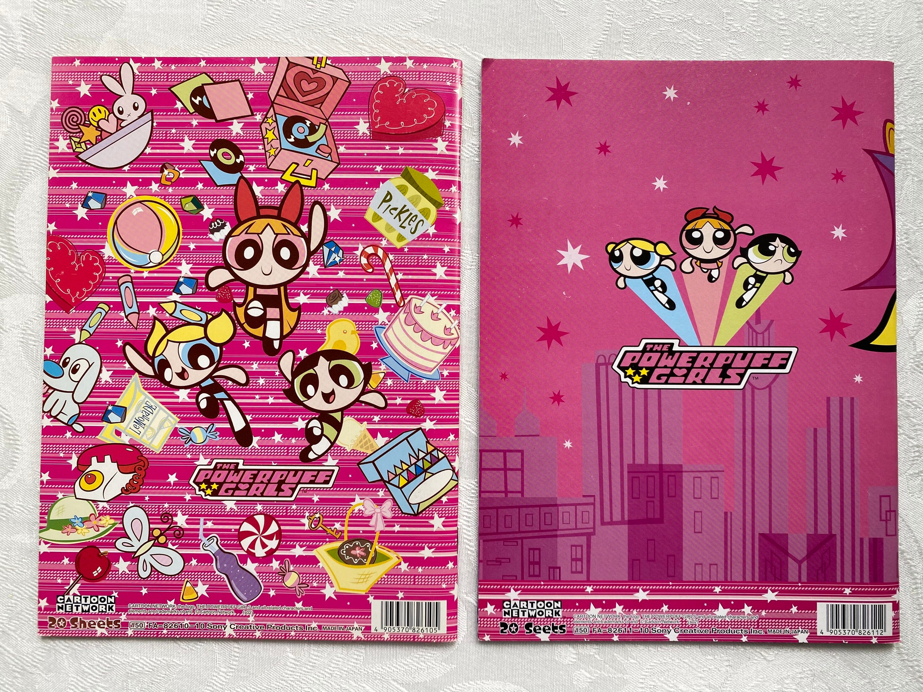 VTG Cartoon Network Japan Powerpuff Girls Notebooks READ - Etsy