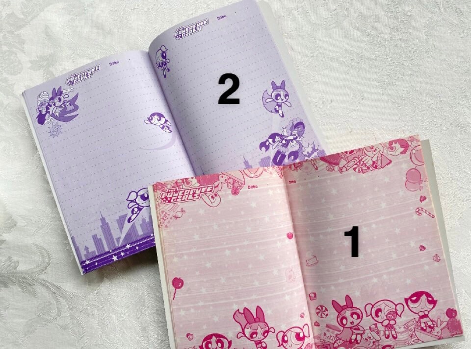 VTG Cartoon Network Japan Powerpuff Girls Notebooks READ - Etsy