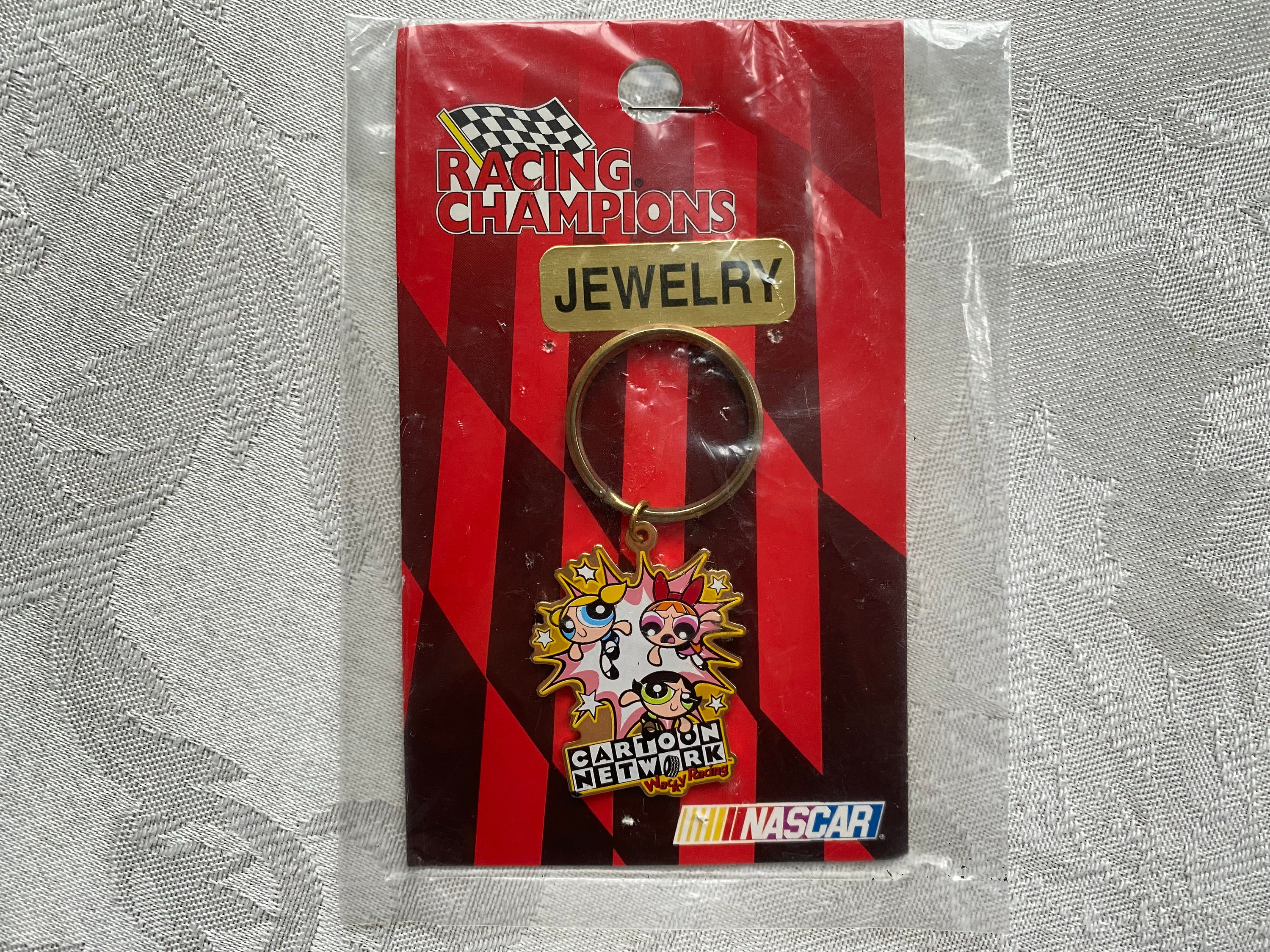 Powerpuff Girls NASCAR Wacky Racing Keychain 2002 Cartoon Network ...