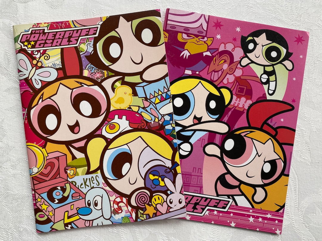 VTG Cartoon Network Japan Powerpuff Girls Notebooks - READ DESCRIPTION ...