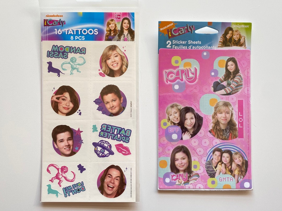 Icarly Sticker Sheets and Tattoos - Sealed - YOU PICK 1 - Authentic ...
