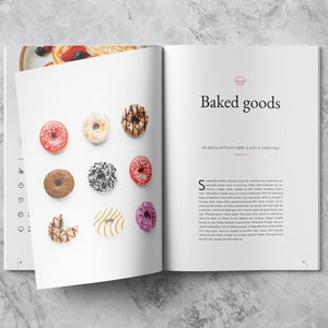 Minimalist Cookbook Template | Adobe Indesign | Affinity Publisher - Etsy