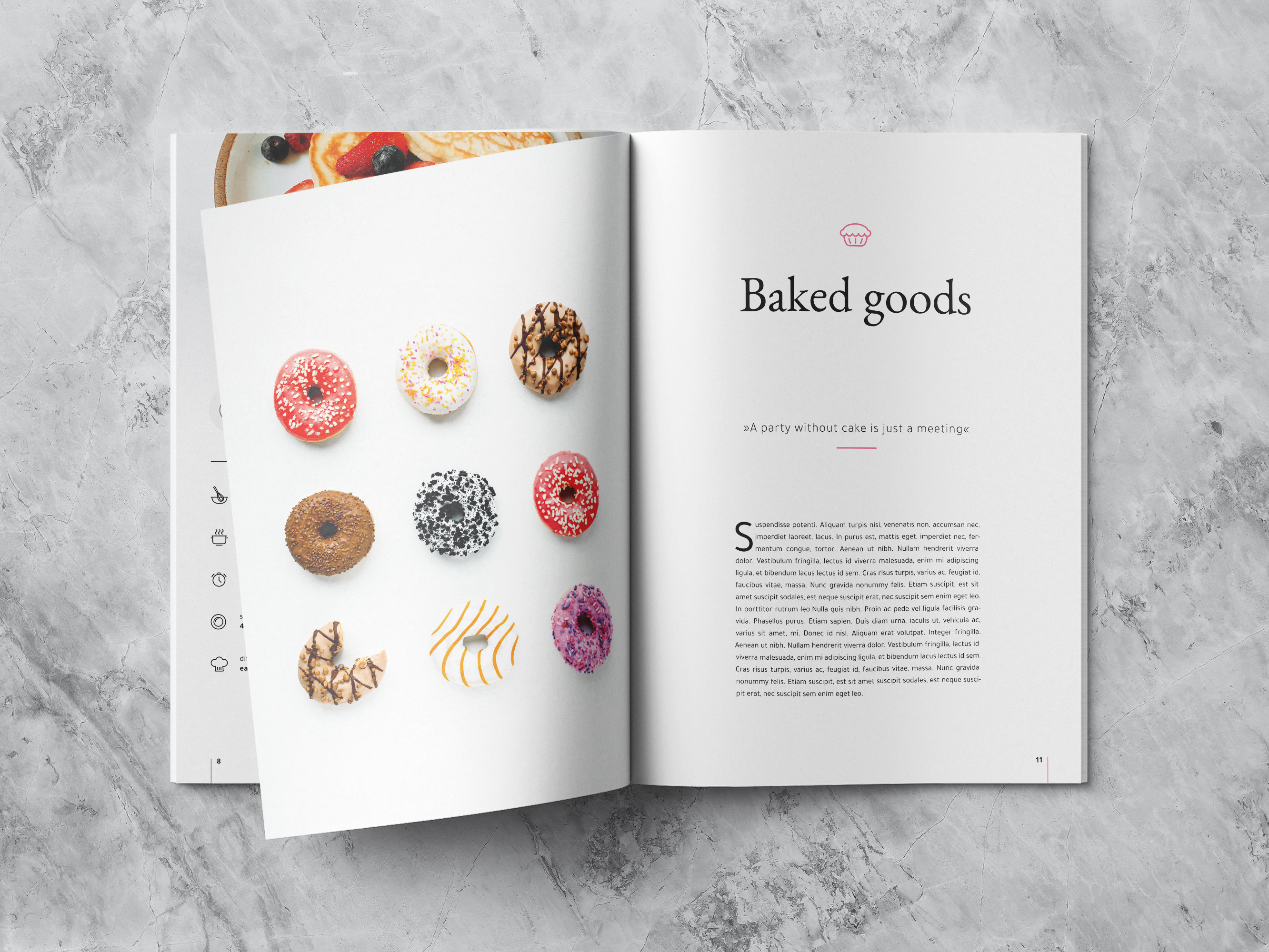 Minimalist Cookbook Template Adobe Indesign Affinity - Etsy