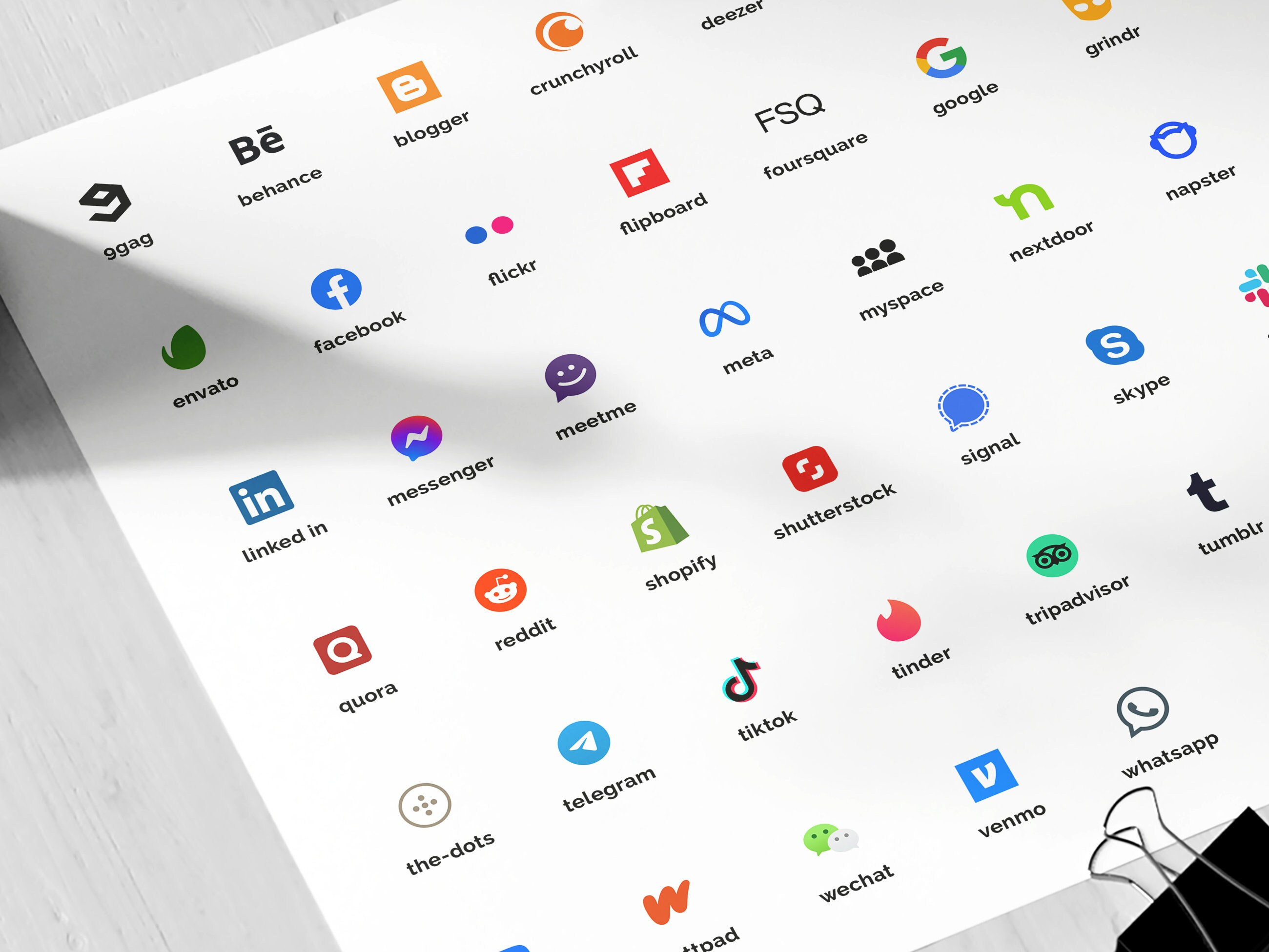 60 Official Social Media Vector Icons | Svg | Eps | Ai - Etsy
