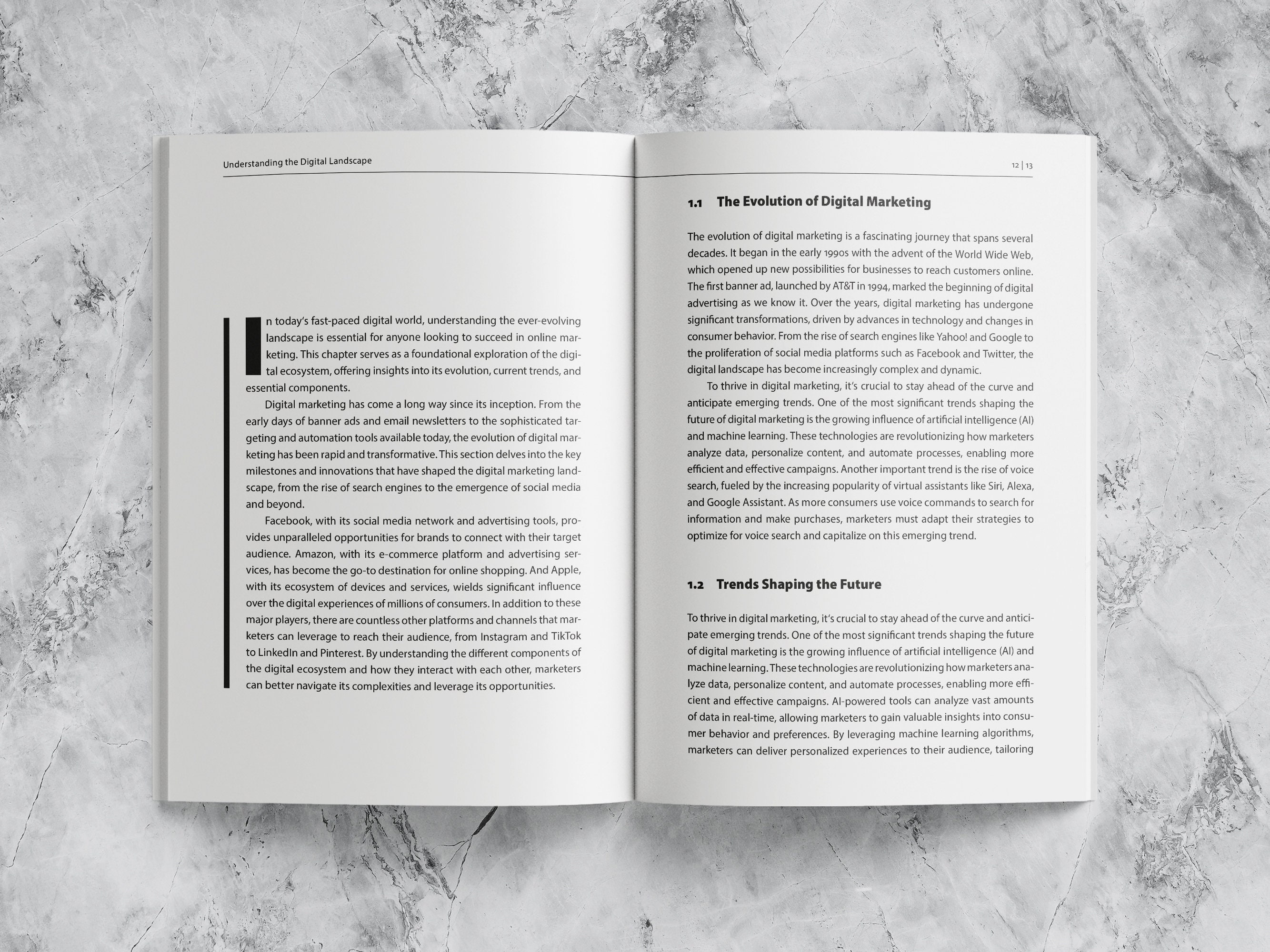 Plain Book Template | Adobe Indesign - Etsy