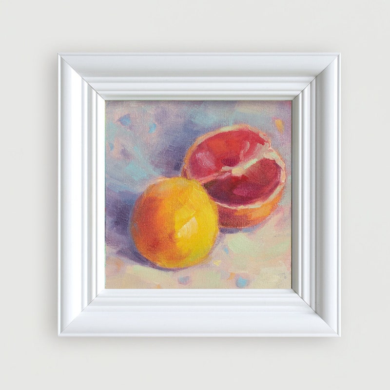 Grapefruit Painting - Etsy