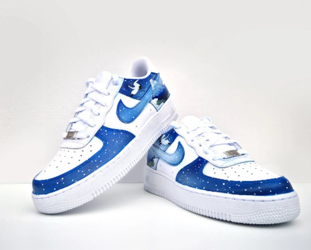 Custom Air Force 1 Japan Fuji Snow - Etsy