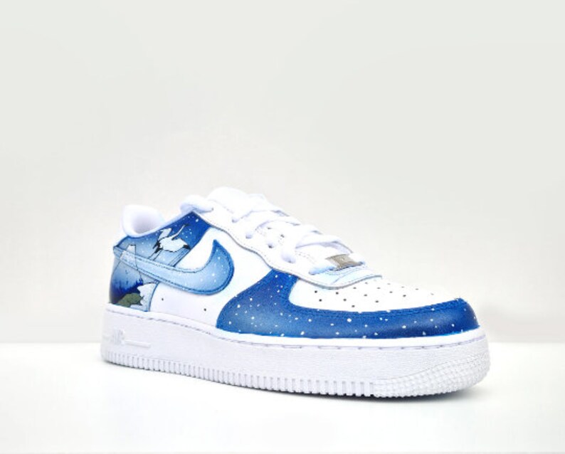 Custom Air Force 1 Japan Fuji Snow - Etsy