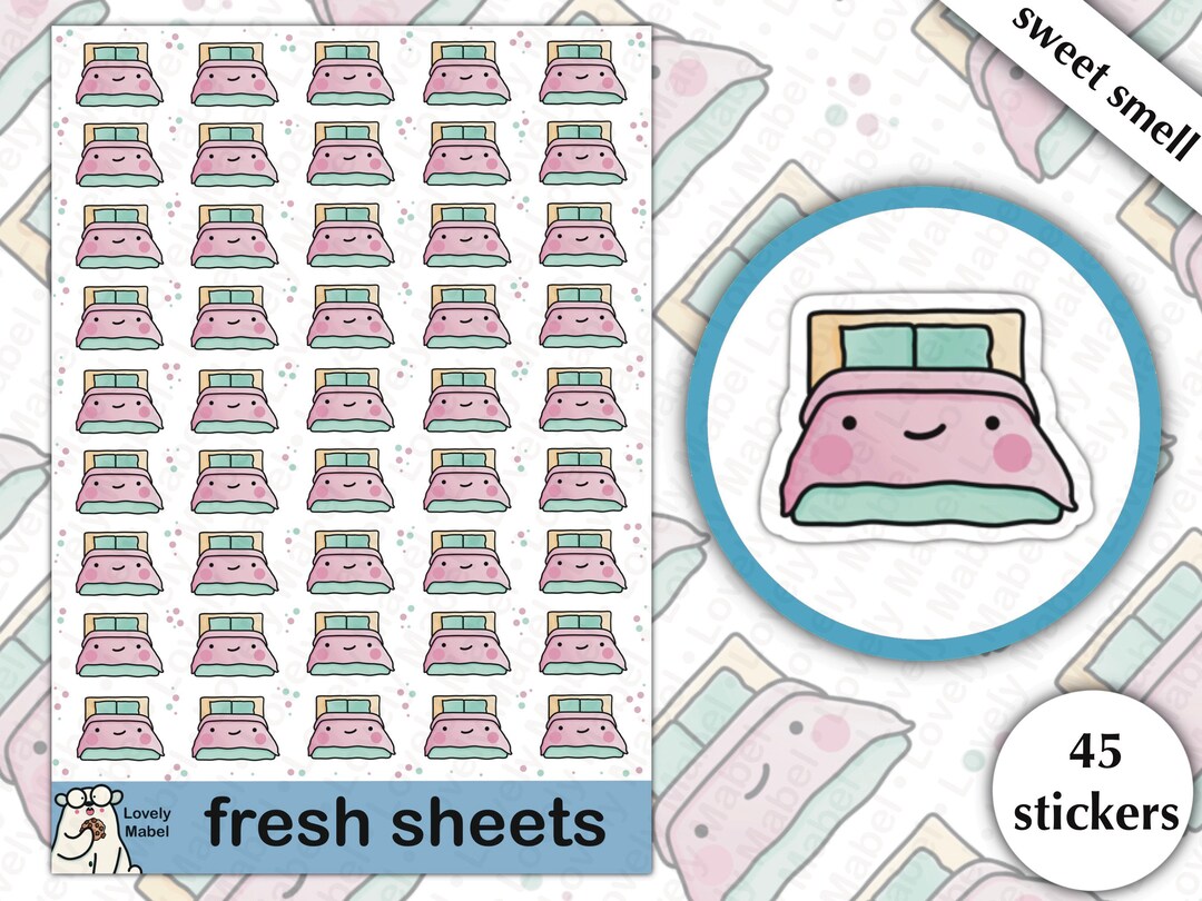 Bed Stickers Planner Stickers Journal Stickers Change - Etsy