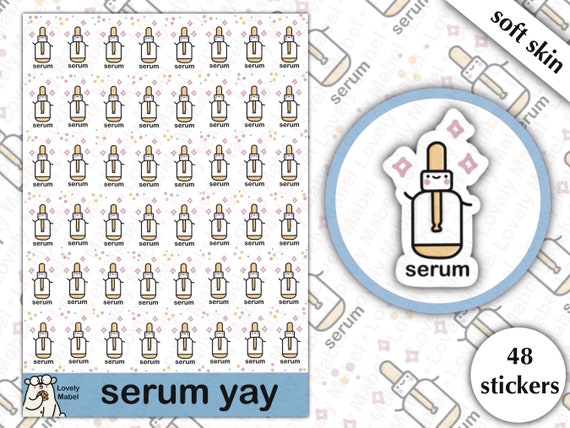 Serum Stickers Planner Stickers Journal Stickers - Etsy