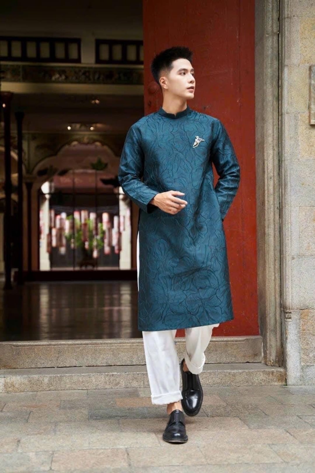 Vietnamese Traditional Dress for Man, Vietnamese Ao Dai Boys, Ao Dai ...