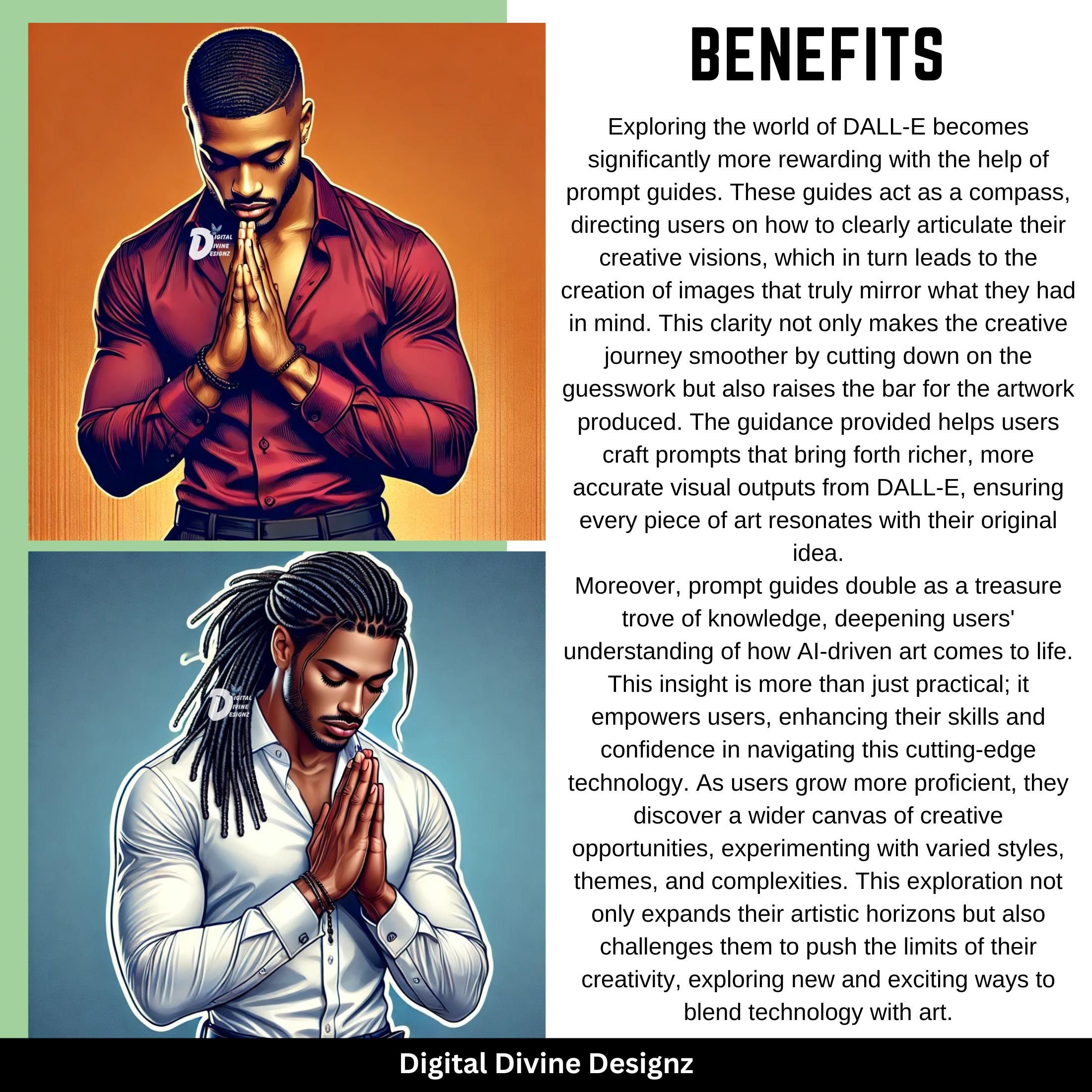 Chatgpt Dall-e3 Handsome and Holy Prompt Guide | Dalle Prompt Guide ...