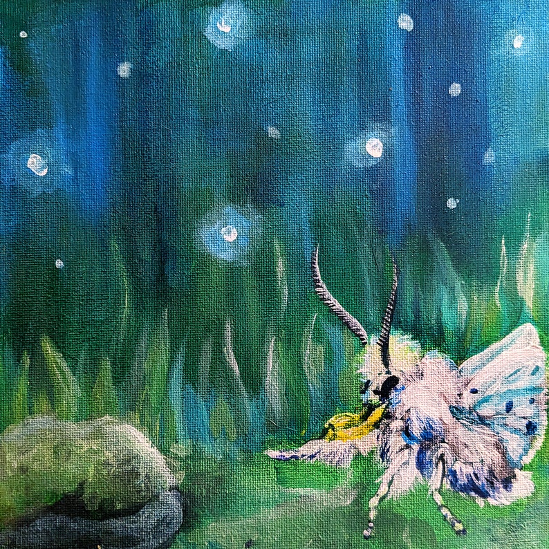 Preorder Poodle Moth Print Etsy