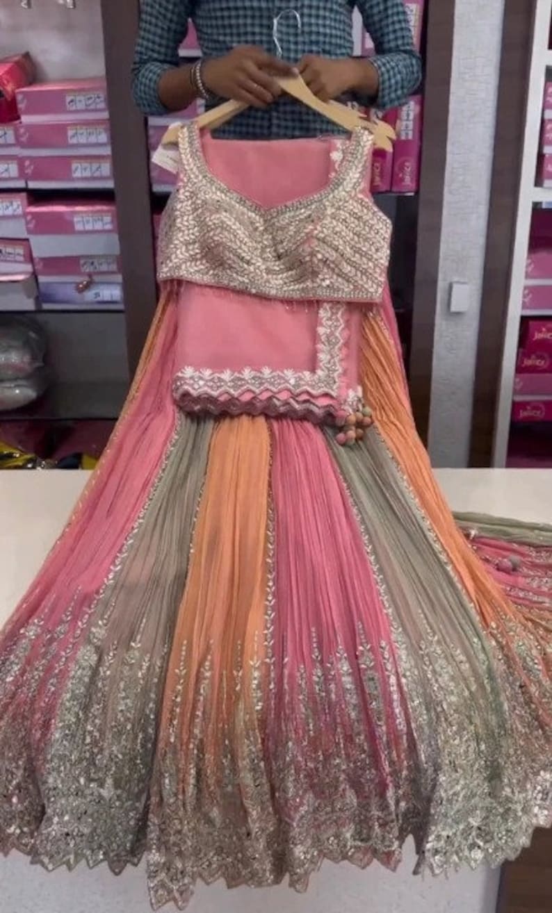 Multi Color Lehenga Choli for Women Indian Wedding Bridal - Etsy