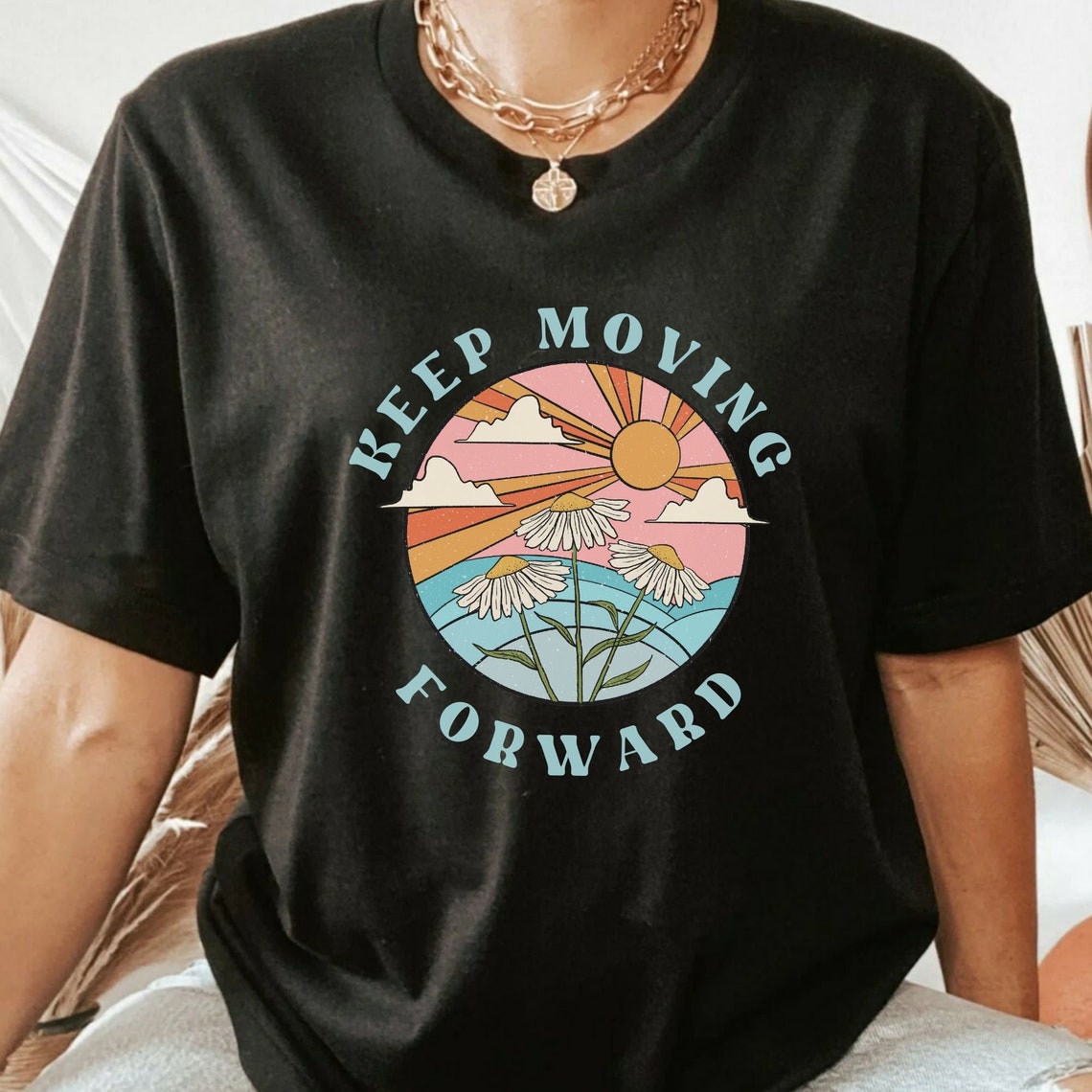 MENTAL HEALTH SHIRT Keep Moving Forward Positivity Shirt - Etsy