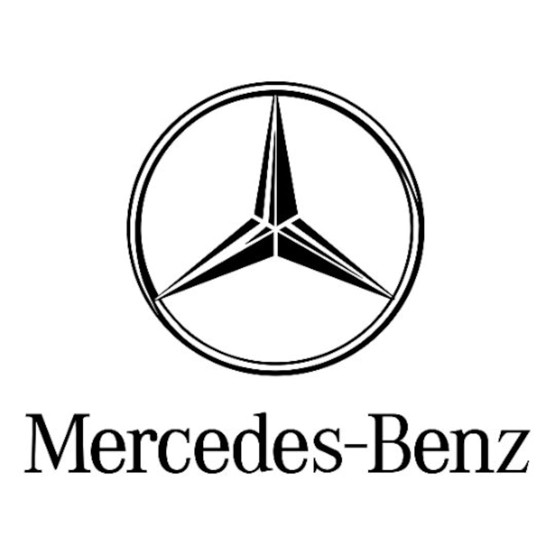 Mercedes Benz Logo SVG | Etsy
